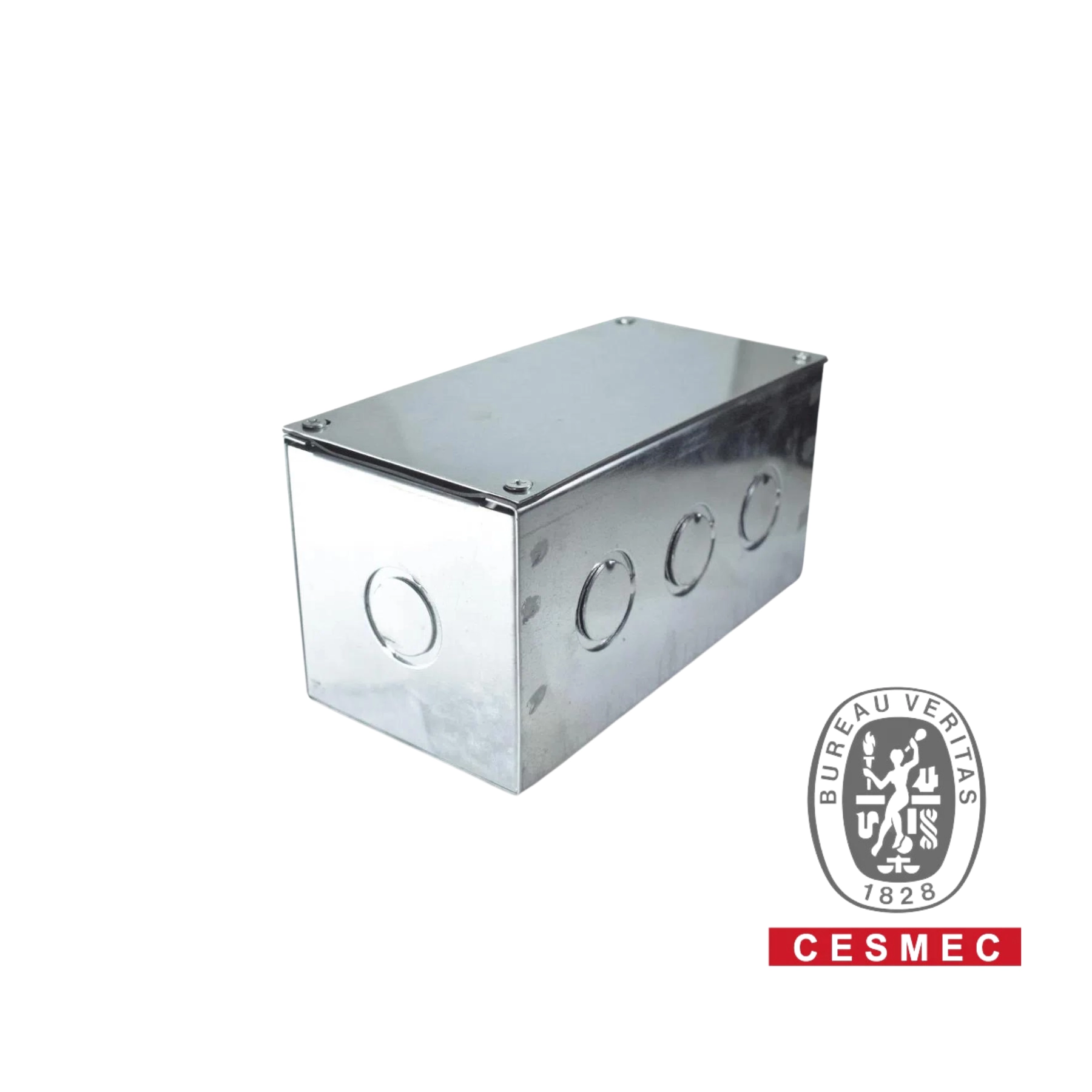 Caja Galvanizada Con Tapa